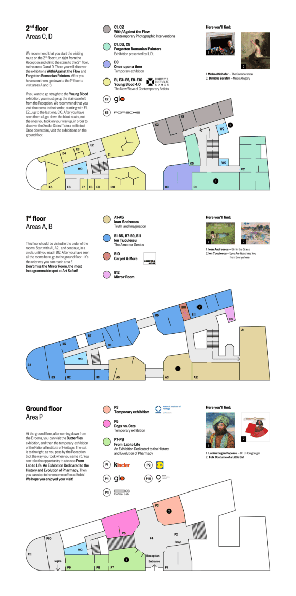 Exhibitions Map - Art Safari